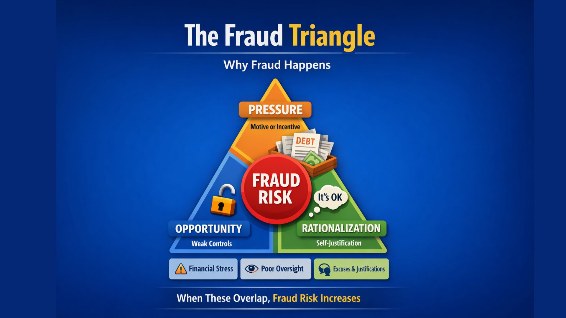 What is the fraud triangle?